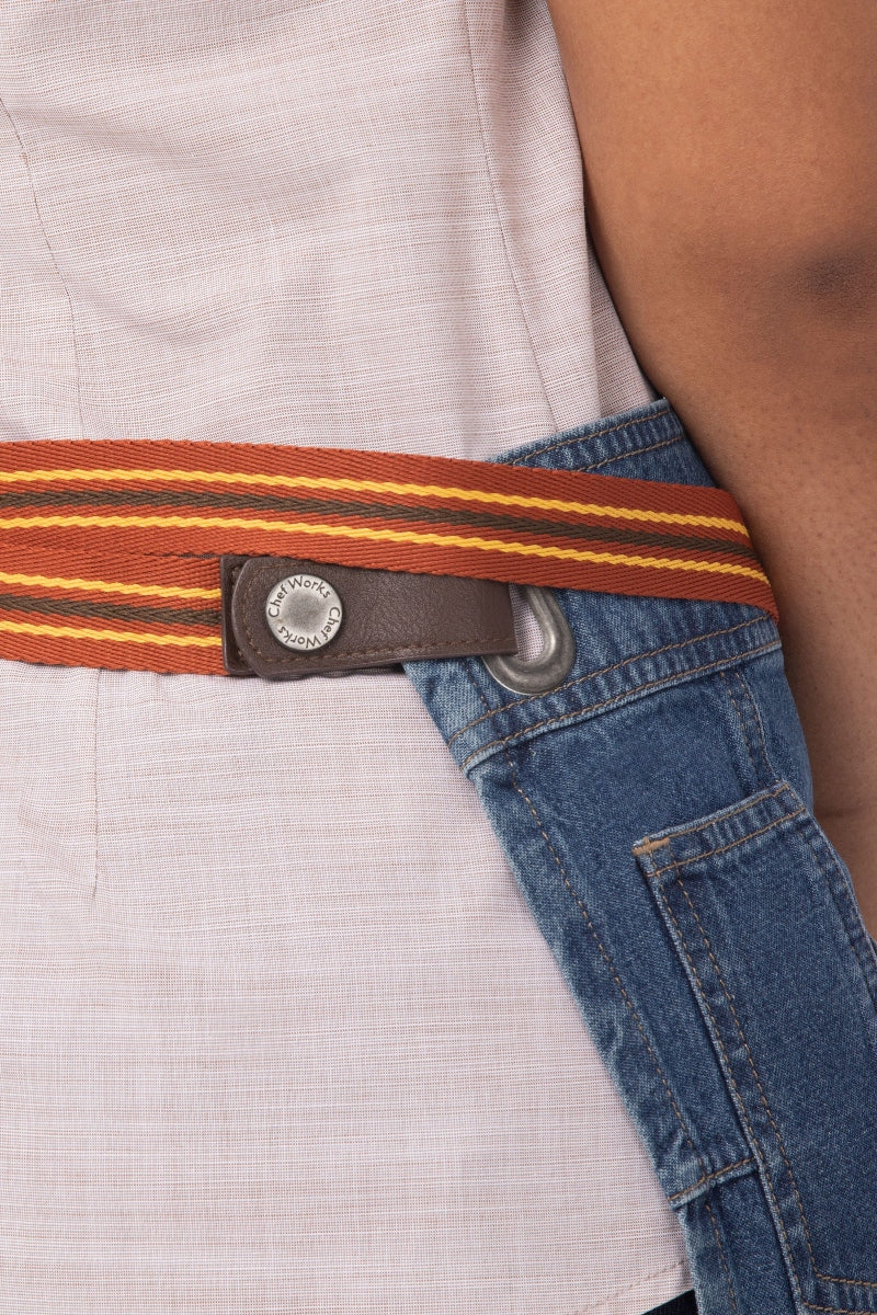 Berkeley Medium Blue Denim Waist Snap Apron – UniformsInStock.com