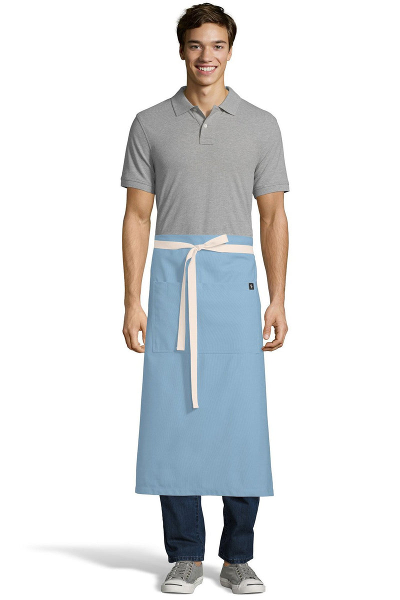 Sky Blue Marvel Bistro Apron – UniformsInStock.com