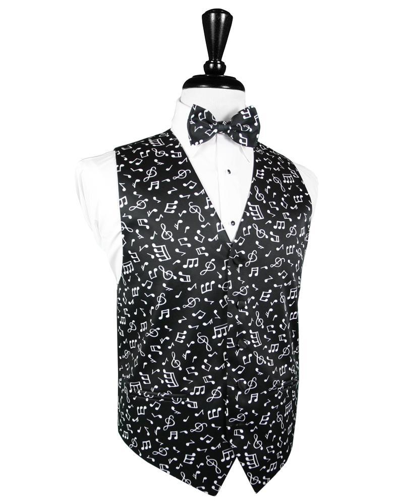 Music Notes Tuxedo Vest – UniformsInStock.com