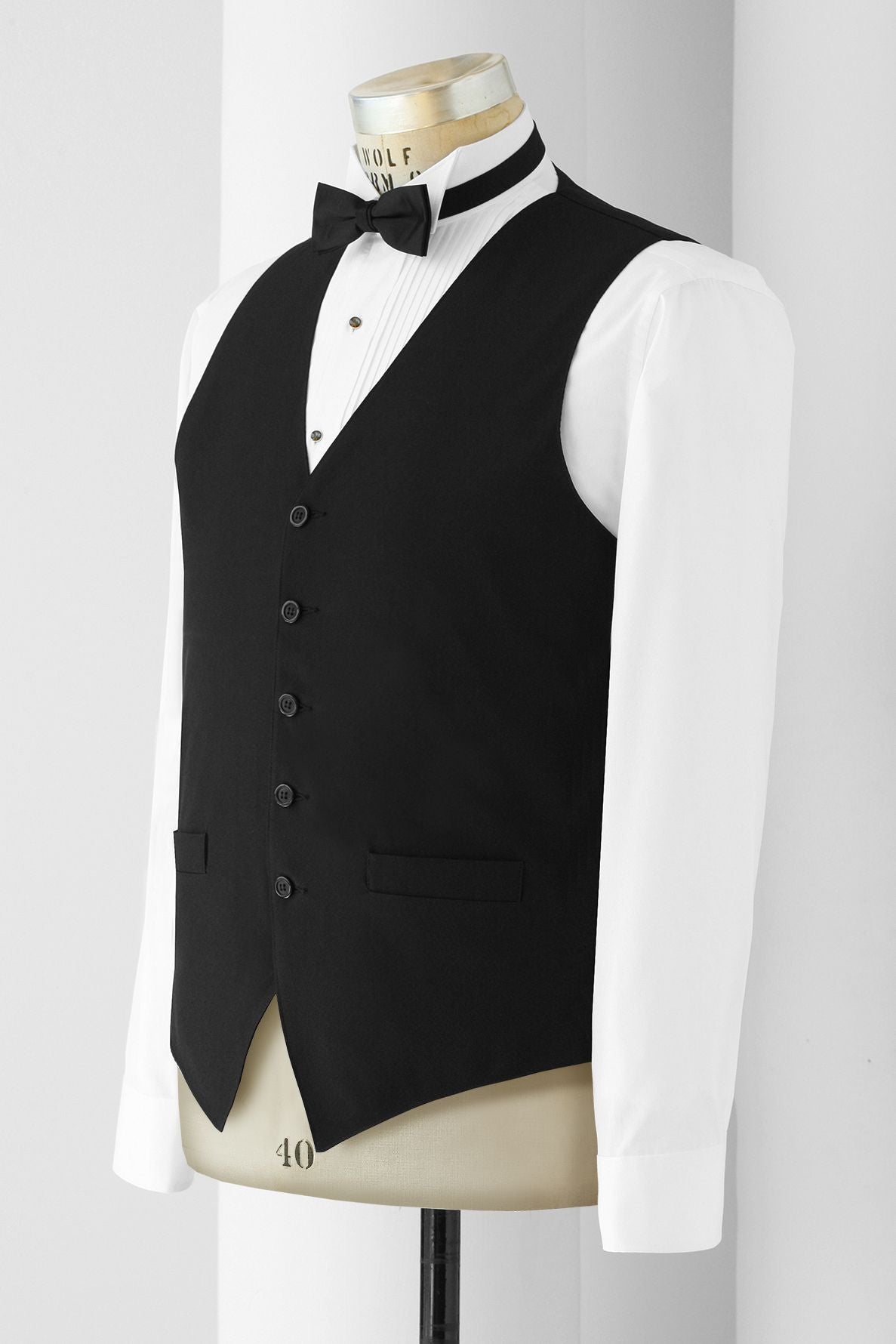"Stuart" Women's Black Vest – UniformsInStock.com